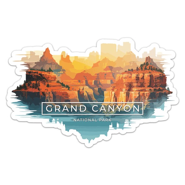 Grand Canyon National Park Sticker - Etsy