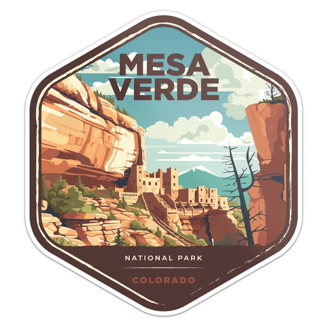 Mesa Verde National Park Sticker Car Bumper Decal - Etsy