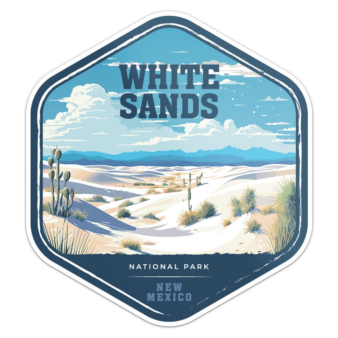 White Sands National Park Sticker Car Bumper Decal - Etsy