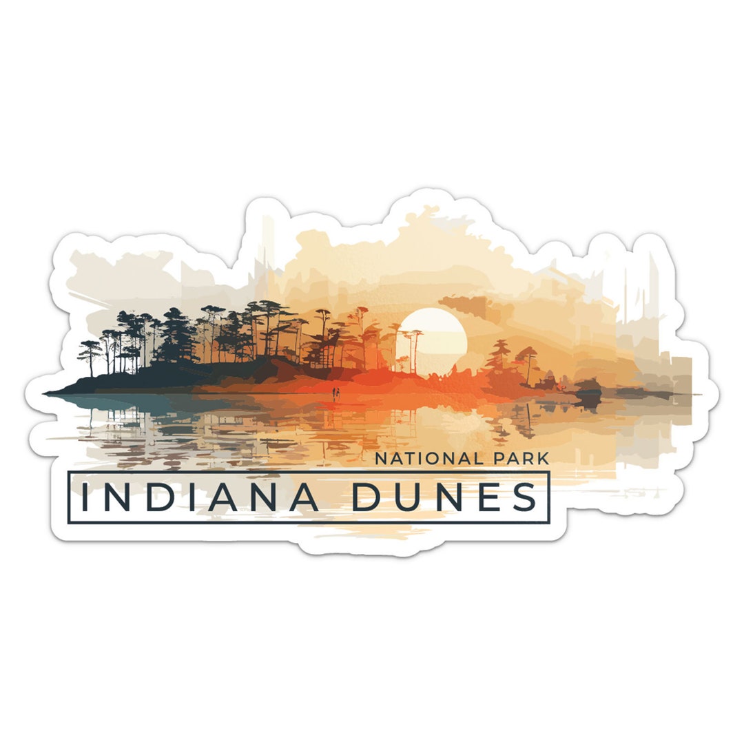 Indiana Dunes National Park Sticker Vinyl Car Bumper Decal - Etsy