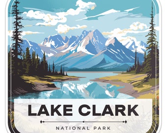 Lake Clark National Park Sticker Vinyl Car Bumper Decal - Etsy