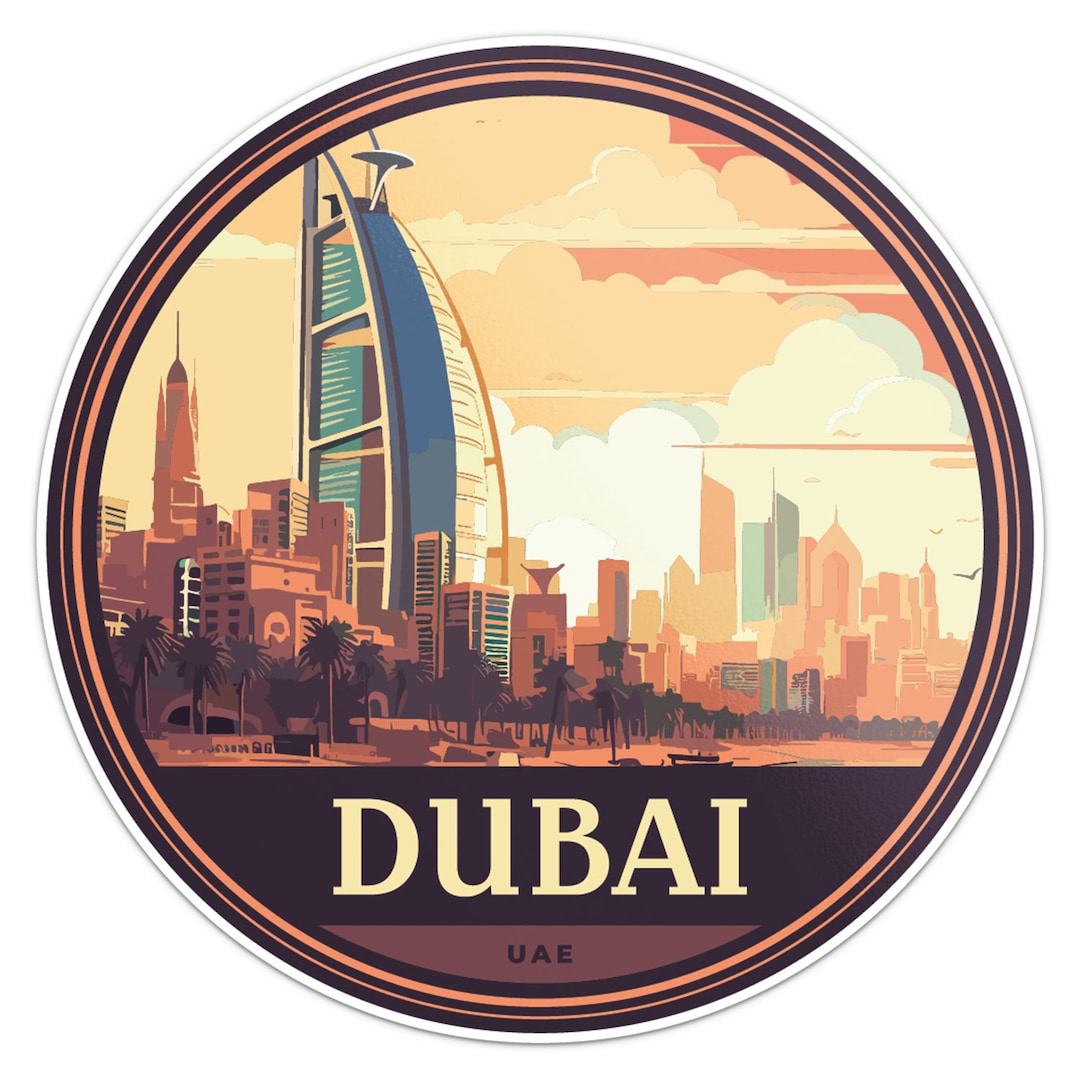 UAE Dubai City Vinyl Sticker Car Bumper Decal - Etsy