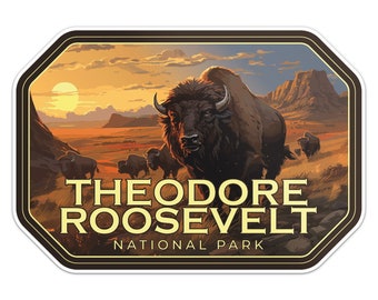 Theodore Roosevelt National Park Sticker Vinyl Car Bumper Decal - Etsy
