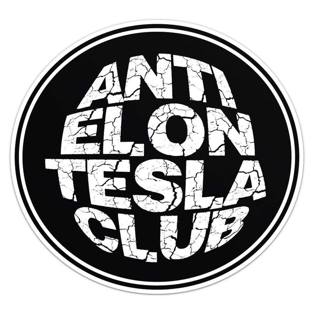 Anti Elon Club Sticker Car Bumper Vinyl Decal - Etsy
