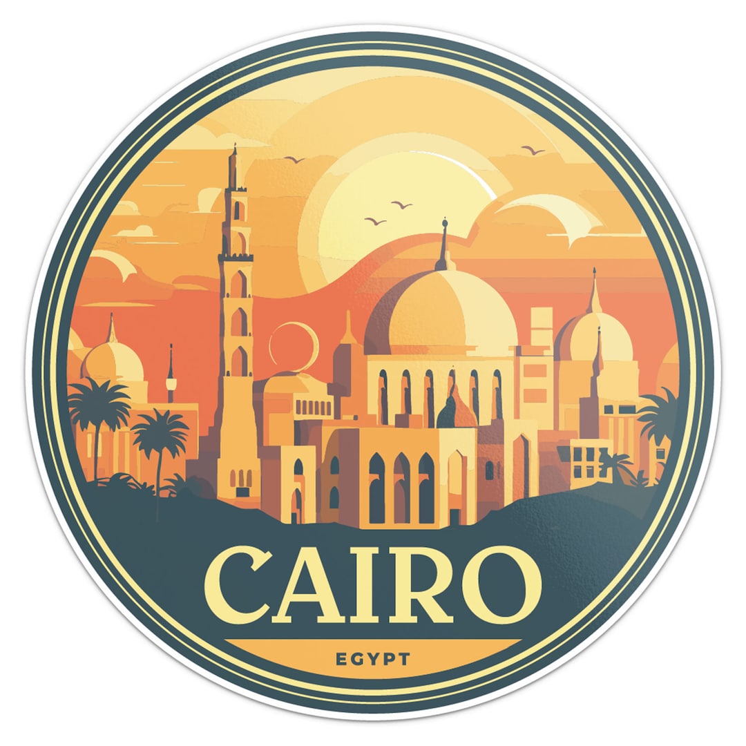 Egypt Cairo City Vinyl Sticker Car Bumper Decal - Etsy