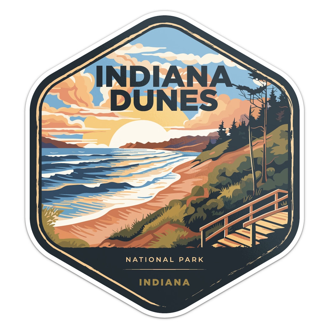 Indiana Dunes National Park Sticker Car Bumper Decal - Etsy