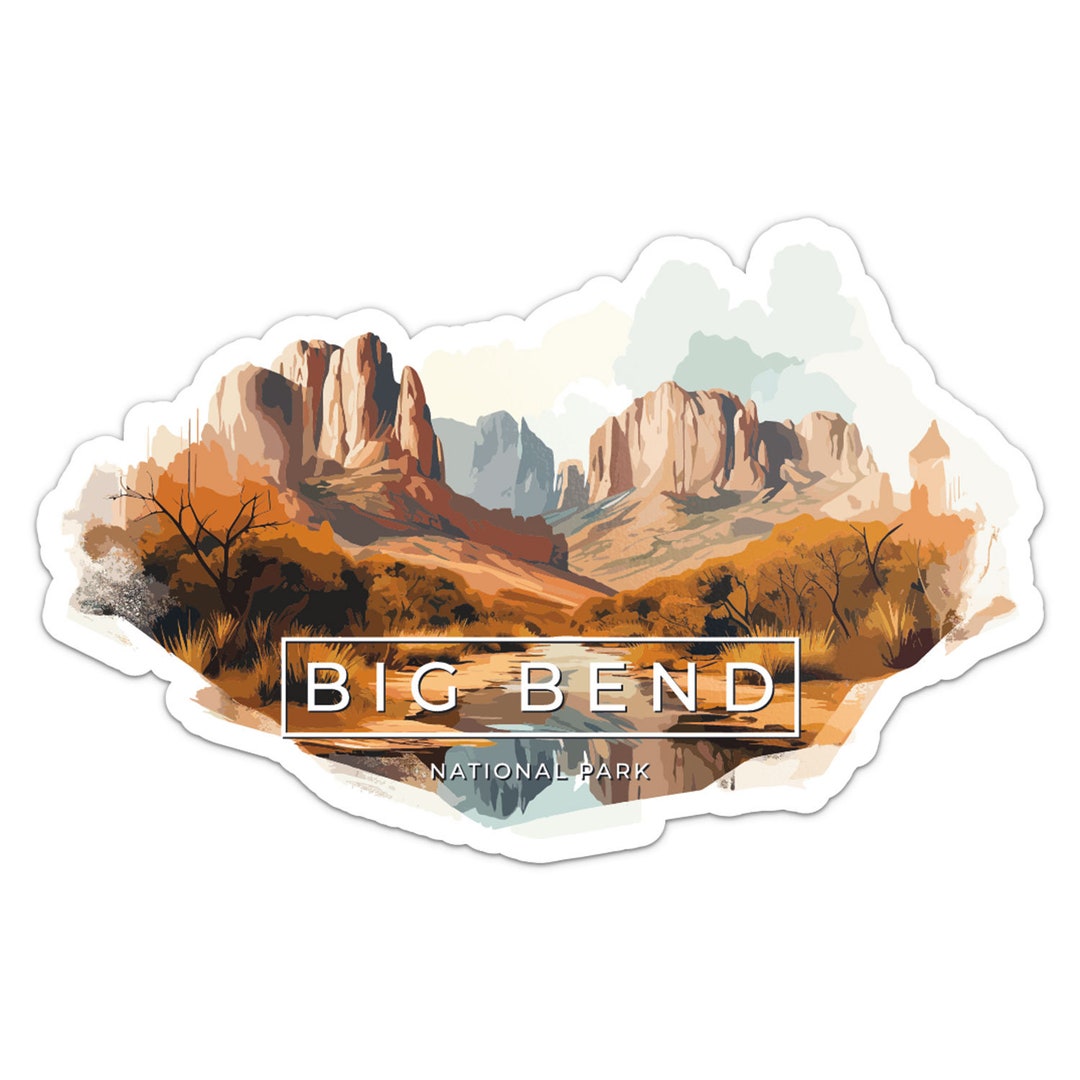 Big Bend National Park Sticker Vinyl Car Bumper Decal - Etsy