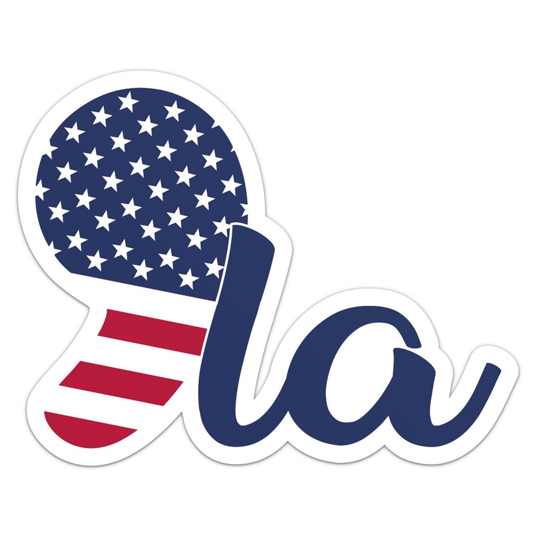 American Flag Comma La Kamala Harris Sticker - Etsy