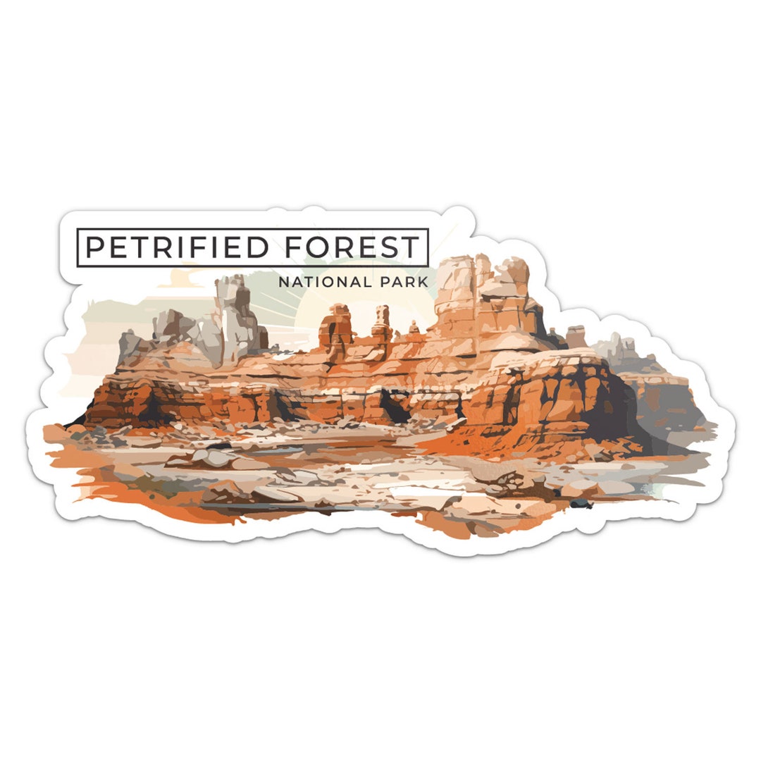 Petrified Forest National Park Sticker Vinyl Car Bumper Decal - Etsy