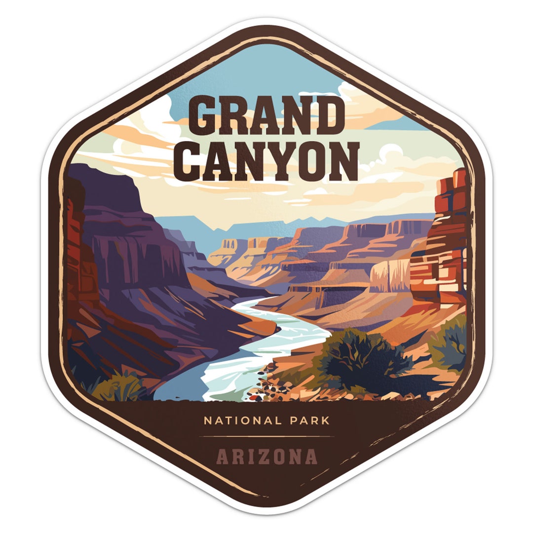 Grand Canyon National Park Sticker Car Bumper Decal - Etsy