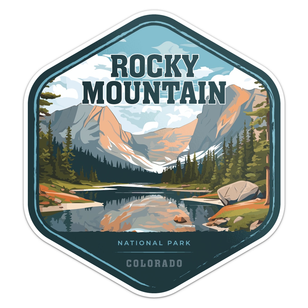Rocky Mountain National Park Sticker Car Bumper Decal - Etsy