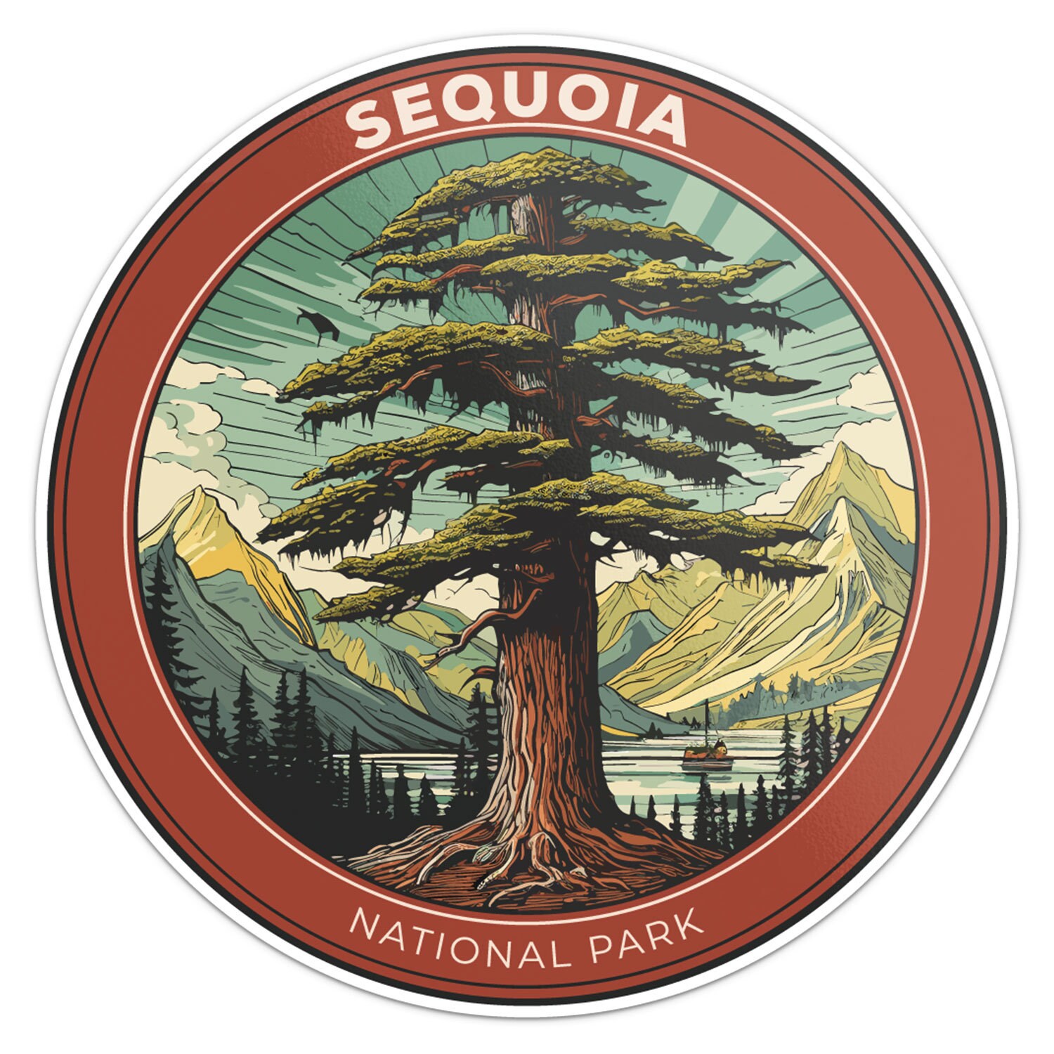 Sequoia National Park Sticker Car Bumper Decal - Etsy