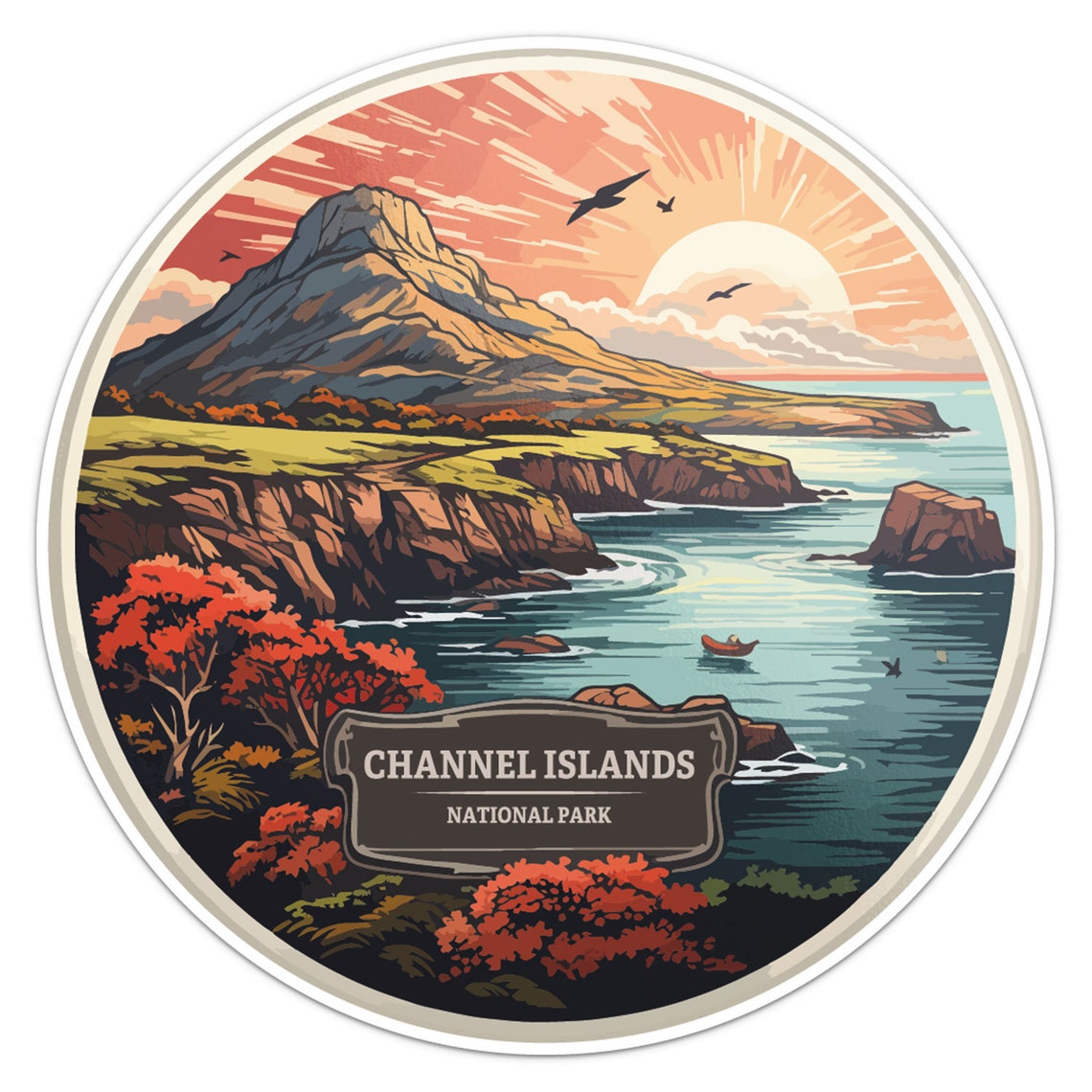 Channel Islands National Park Sticker Car Bumper Decal - Etsy