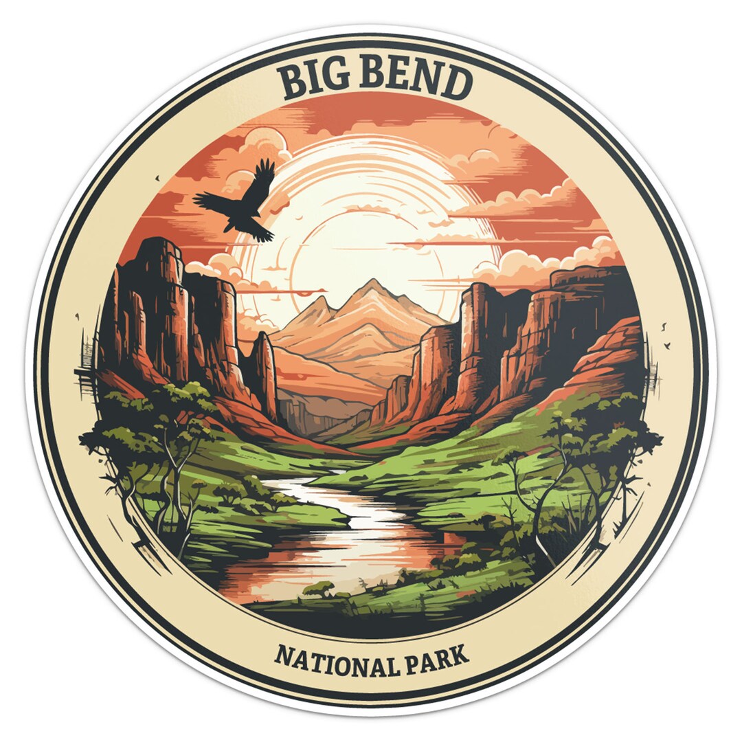 Big Bend National Park Sticker Car Bumper Decal - Etsy