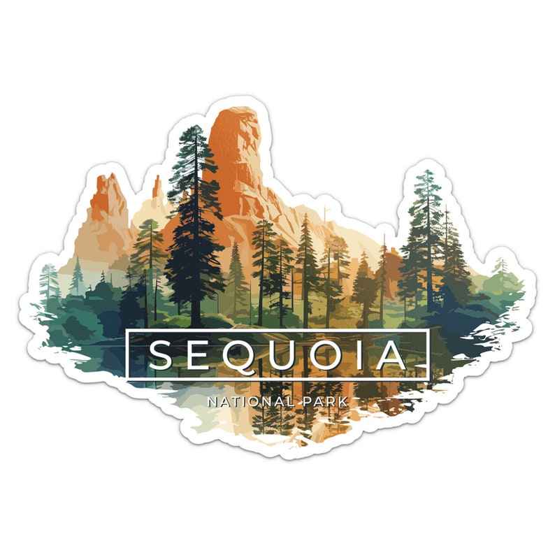 Sequoia National Park Sticker Vinyl Car Bumper Decal - Etsy