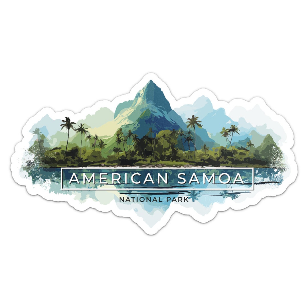 American Samoa National Park Sticker Vinyl Car Bumper Decal - Etsy