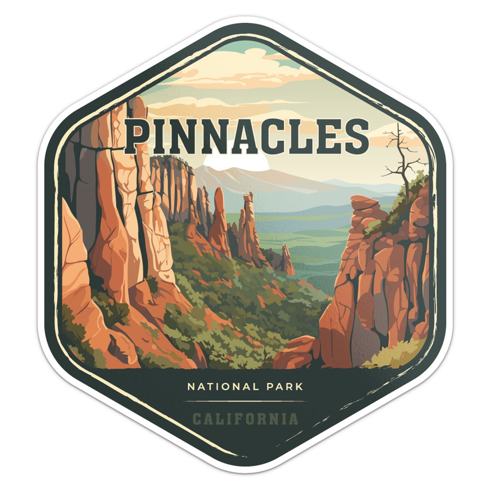 Pinnacles National Park Sticker Car Bumper Decal - Etsy