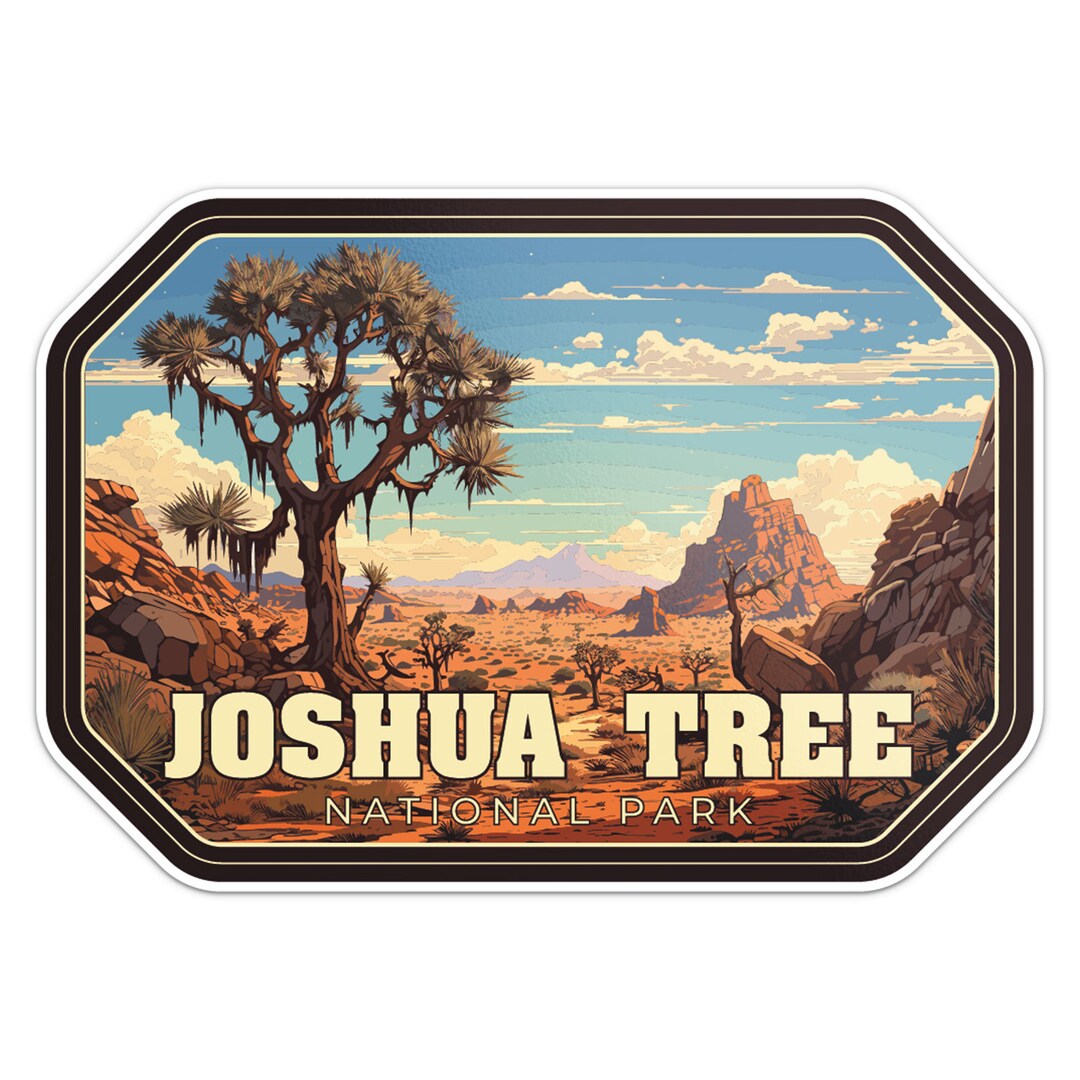 Joshua Tree National Park Sticker Vinyl Car Bumper - Etsy
