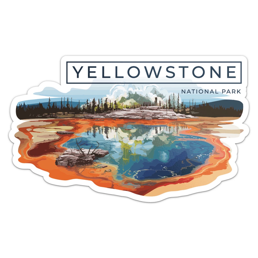Yellowstone National Park Sticker Vinyl Car Bumper Decal - Etsy