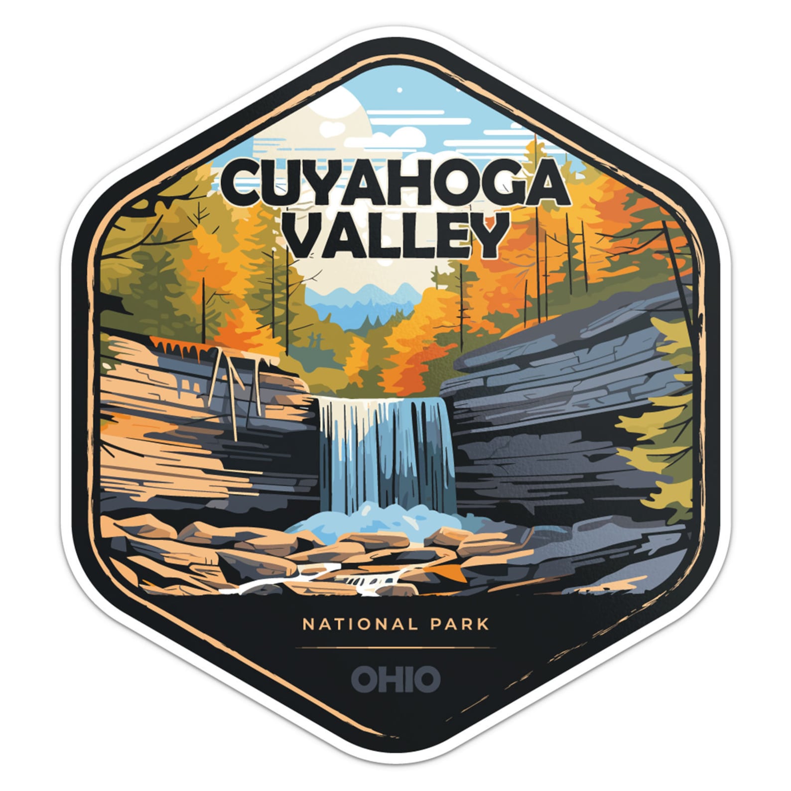 Cuyahoga Valley National Park Sticker Car Bumper Decal - Etsy