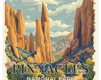 Pinnacles National Park Sticker Vinyl Car Bumper Decal - Etsy