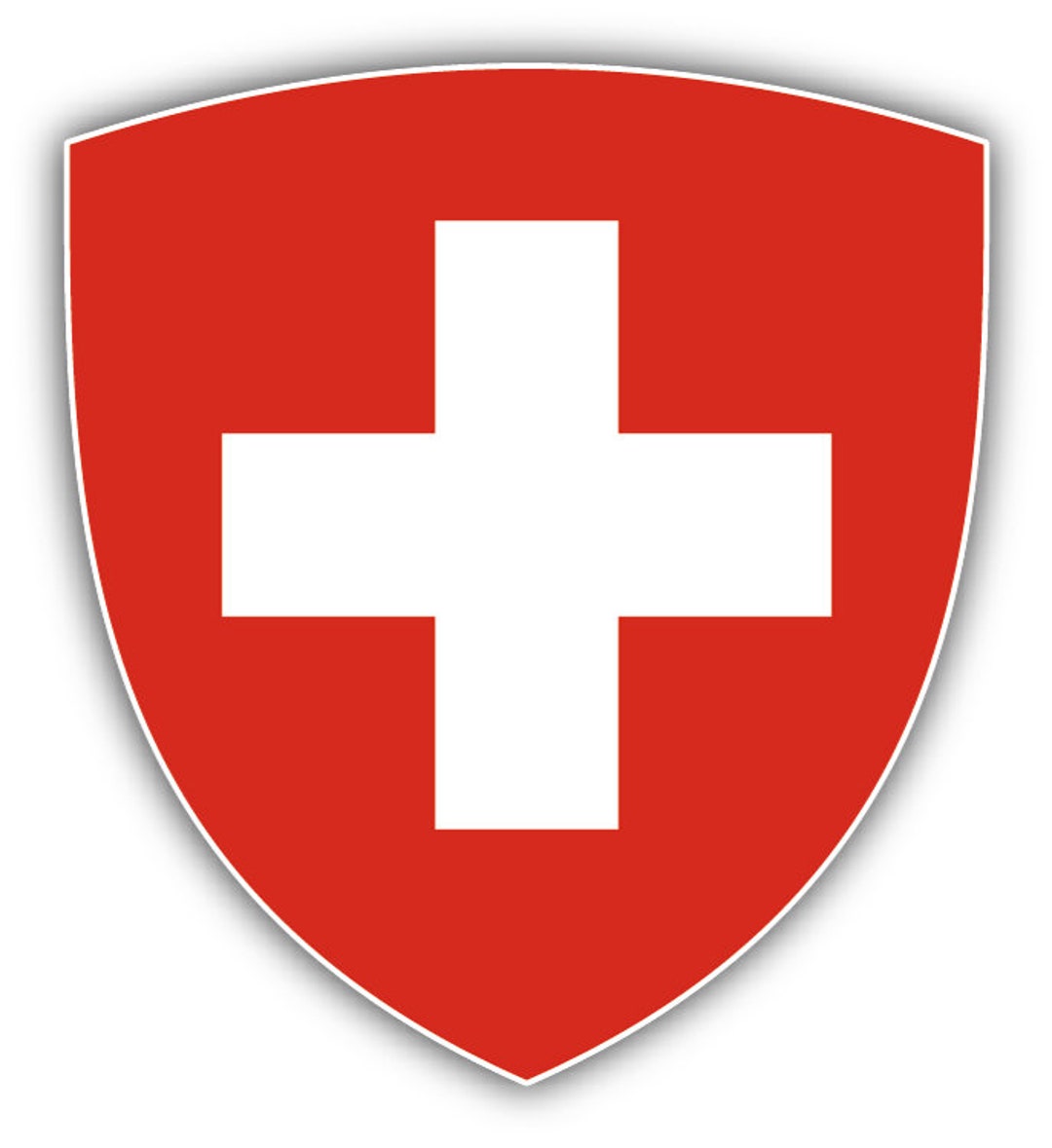 Schweiz Wappen Auto Autoaufkleber Decal - Etsy.de