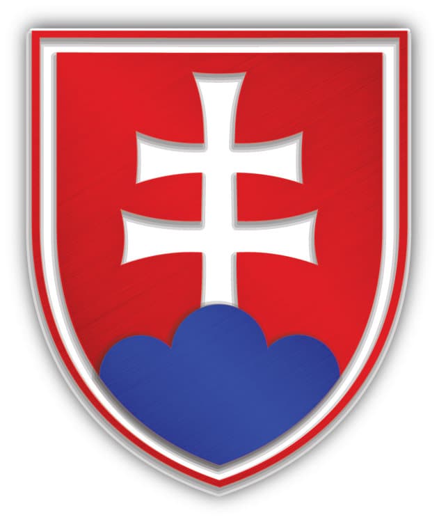 Slovakia Coat of Arms Shield Label Car Bumper Sticker Decal - Etsy