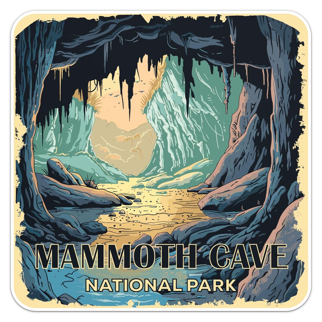 Mammoth Cave National Park Car Bumper Sticker Decal - Etsy