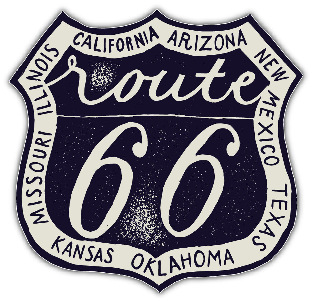 Route 66 Road USA States Emblem Car Bumper Sticker Decal - Etsy