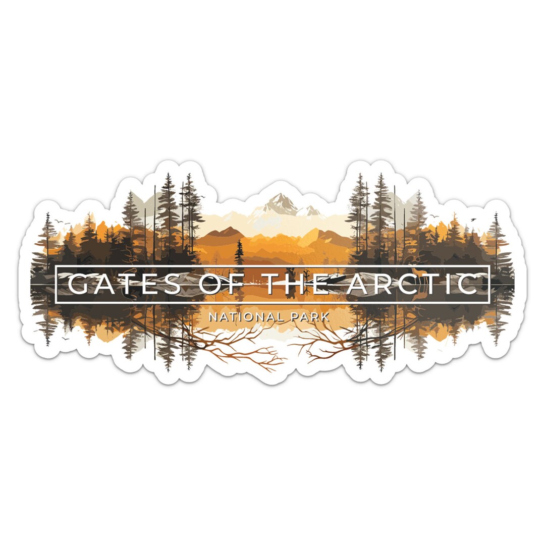 Gates of the Arctic National Park Sticker Vinyl Car Bumper Decal - Etsy