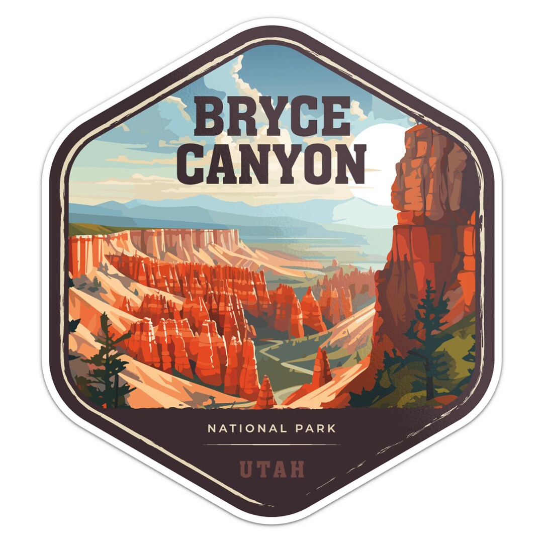 Bryce Canyon National Park Sticker Car Bumper Decal - Etsy