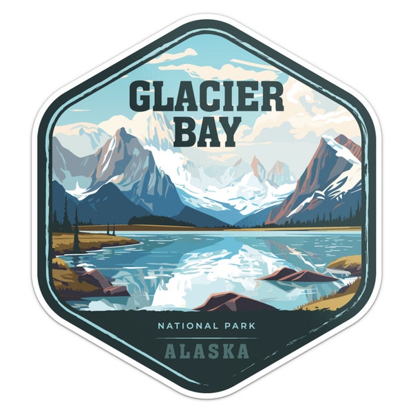 Glacier Bay National Park Sticker - Etsy