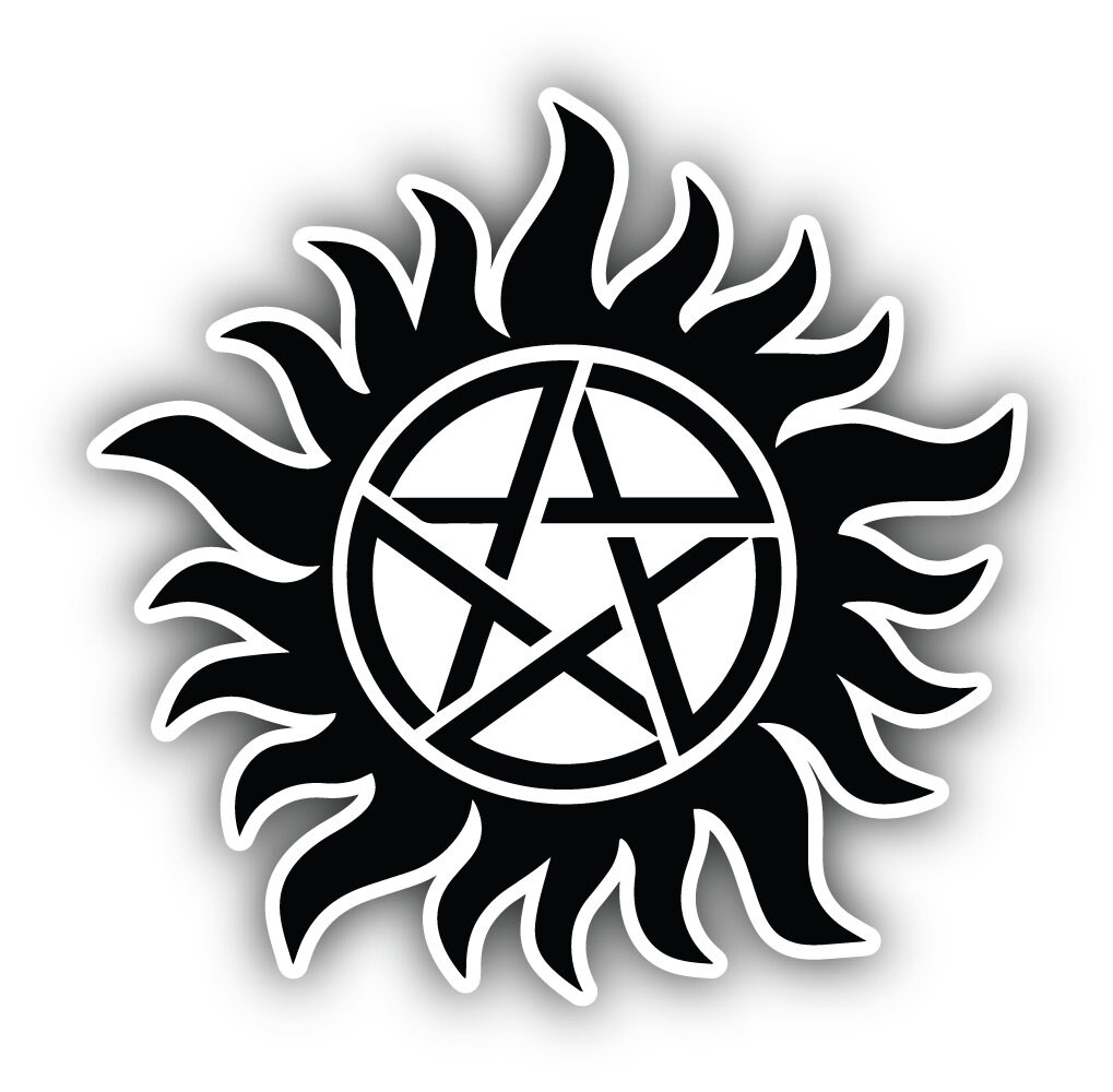 Supernatural Anti Posession Symbol Vinyl Sticker Car Bumper Decal - Etsy