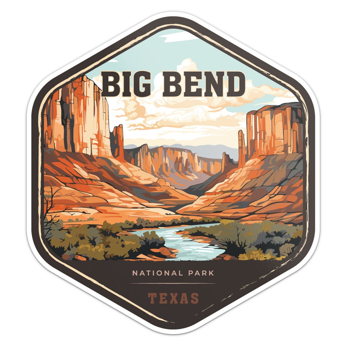 Big Bend National Park Sticker Car Bumper Decal - Etsy
