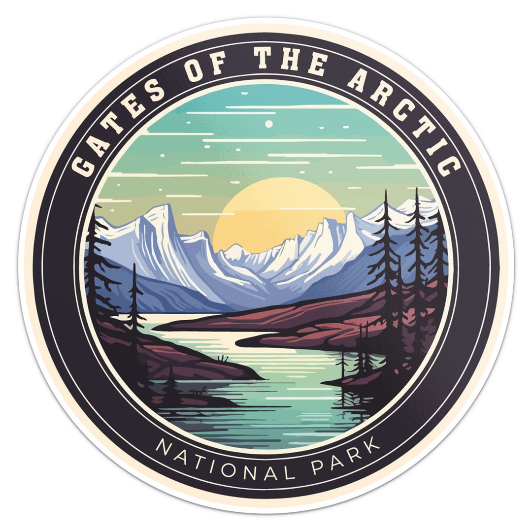 Gates of the Arctic National Park Sticker Car Bumper Decal - Etsy