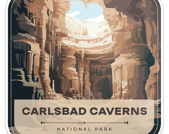 Carlsbad Caverns National Park Sticker Vinyl Car Bumper Decal - Etsy