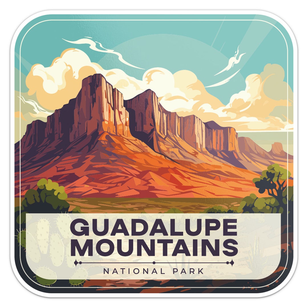 Guadalupe Mountains National Park Sticker Car Bumper Decal - Etsy