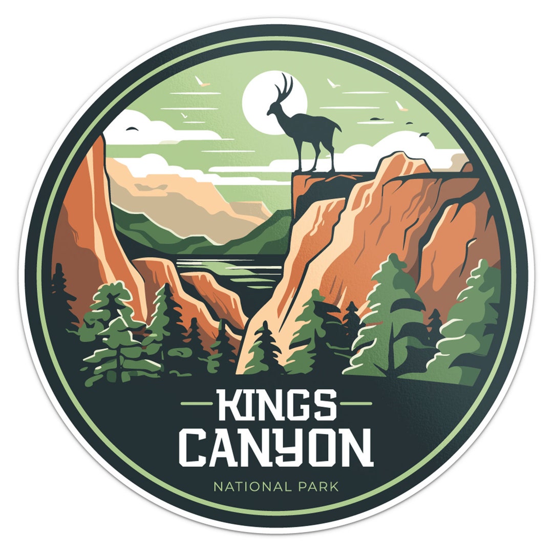 Kings Canyon National Park Sticker Car Bumper Decal - Etsy
