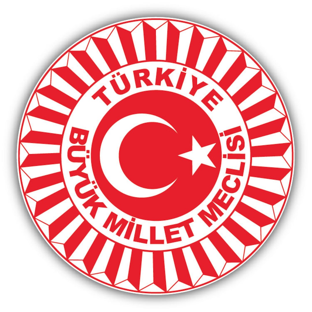 Turkey Coat of Arms Car Bumper Sticker Decal - Etsy