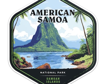 American Samoa National Park Sticker Vinyl Car Bumper Decal - Etsy