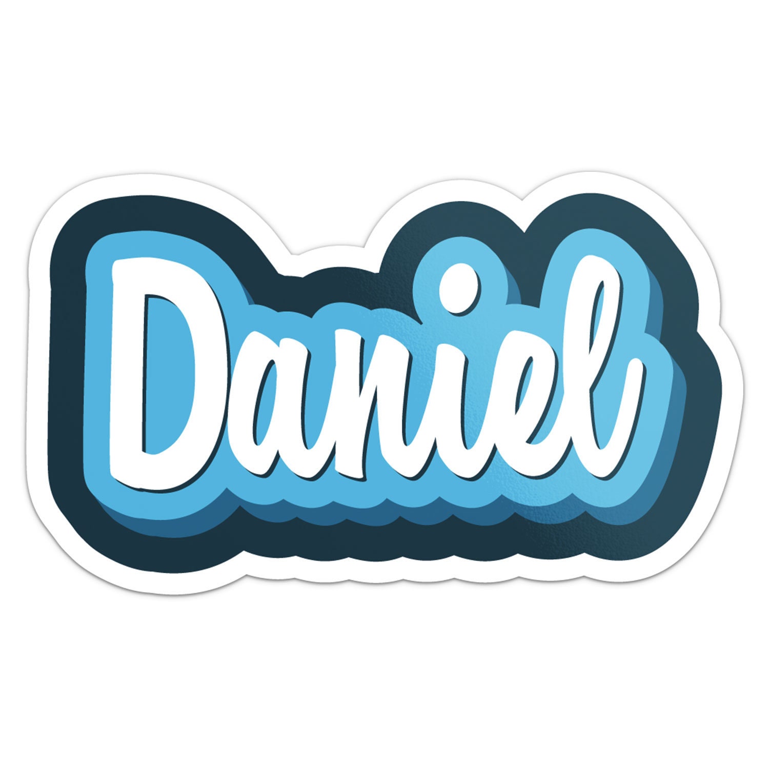 Cartoon Daniel Name Sticker Car Bumper Decal - Etsy