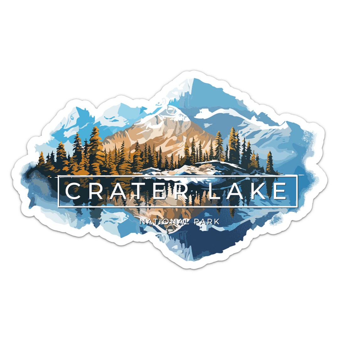 Crater Lake National Park Sticker Vinyl Car Bumper Decal - Etsy