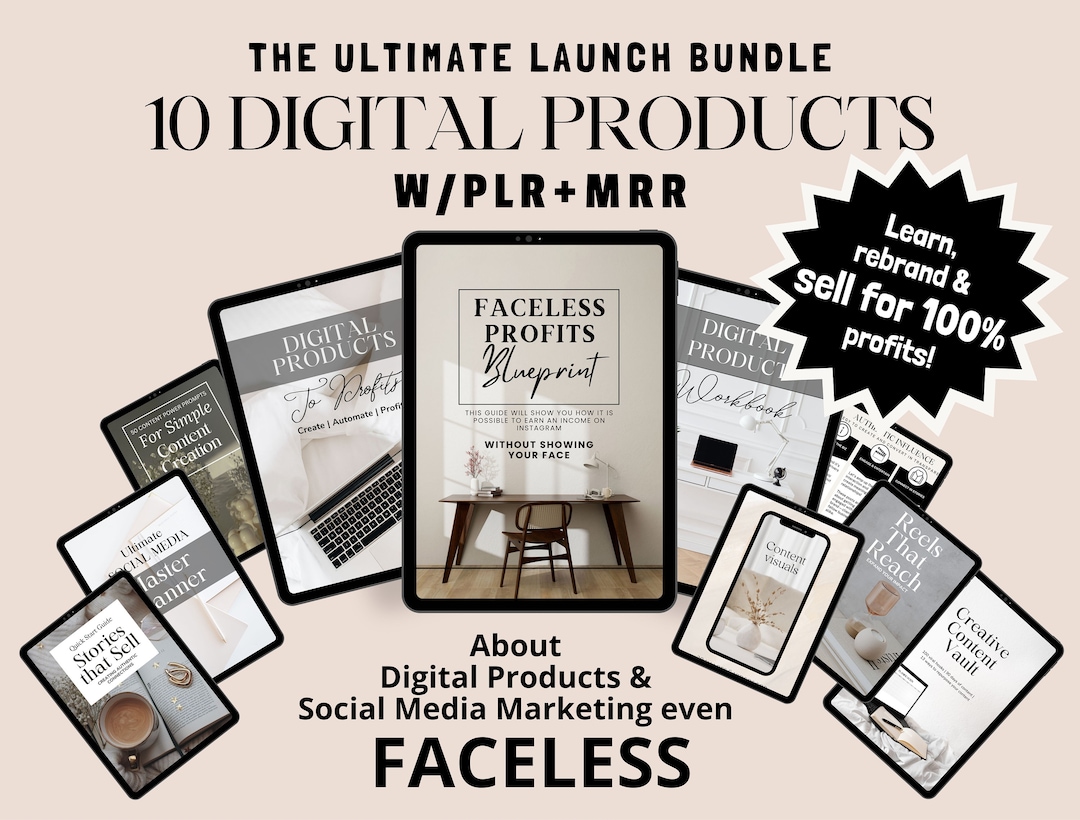 Done for You Digital Product Bundle / Faceless Social Media Marketing ... Done for You Digital Product Bundle / Faceless Social Media Marketing ...