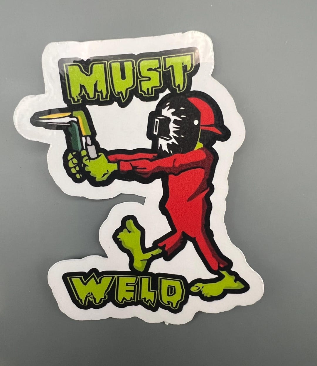 Must Weld Zombie Sticker, Welder Sticker, Metal Worker, Fabrication ...