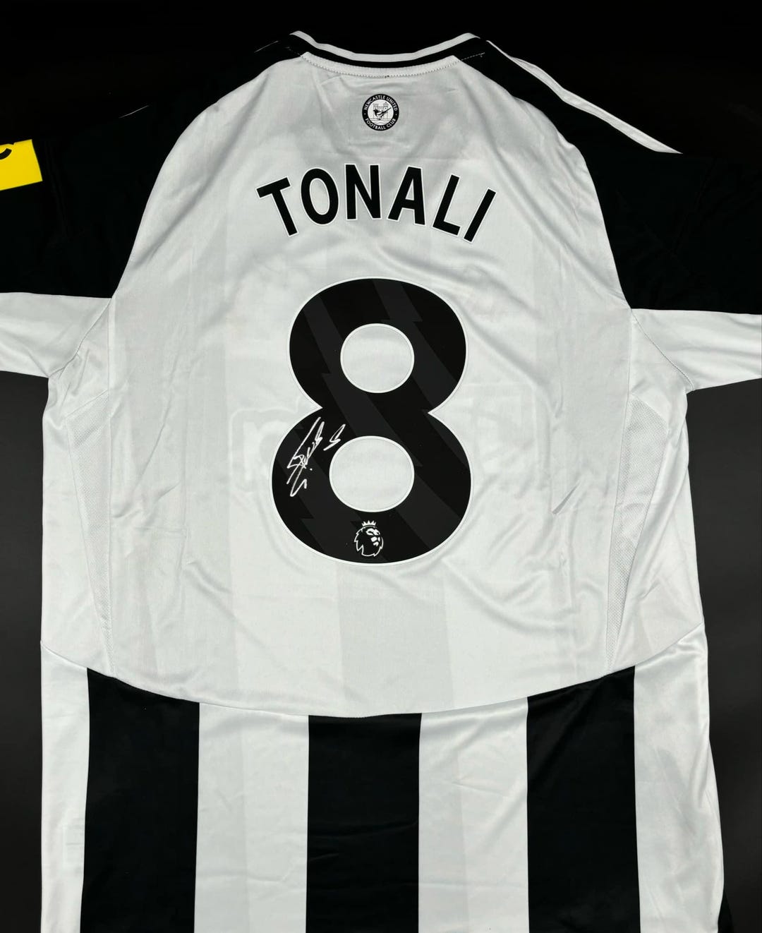 Sandro Tonali Signed Newcastle Home Shirt - Etsy