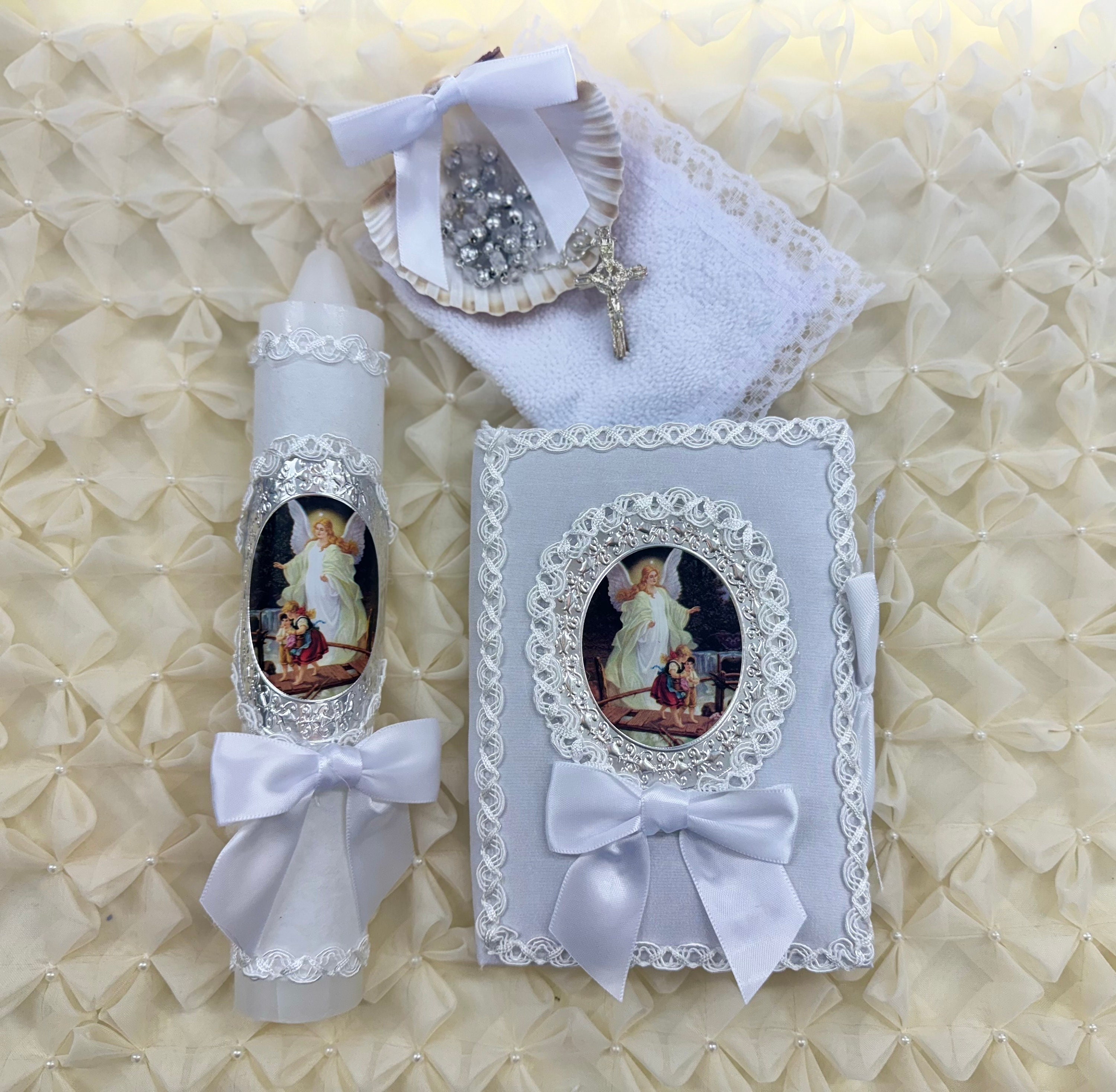 Set Vela Bautizo / Baptism Candle Set - Etsy