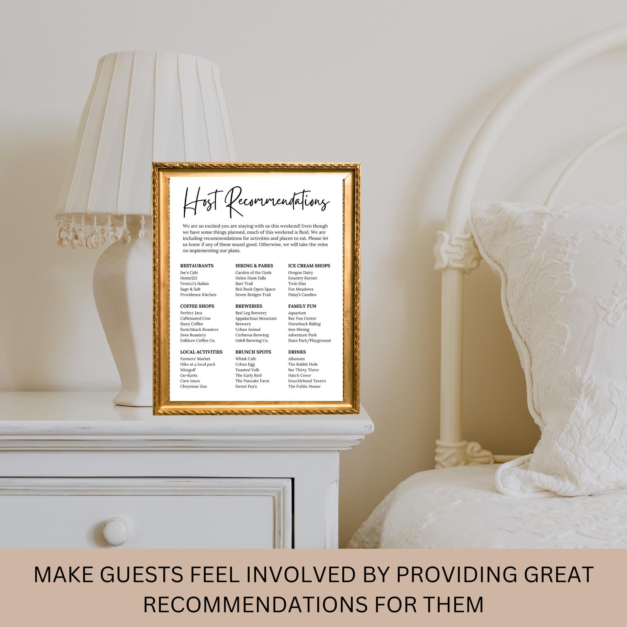 Overnight Guest Hosting Guide + Checklist + Signs Bundle | Airbnb ...