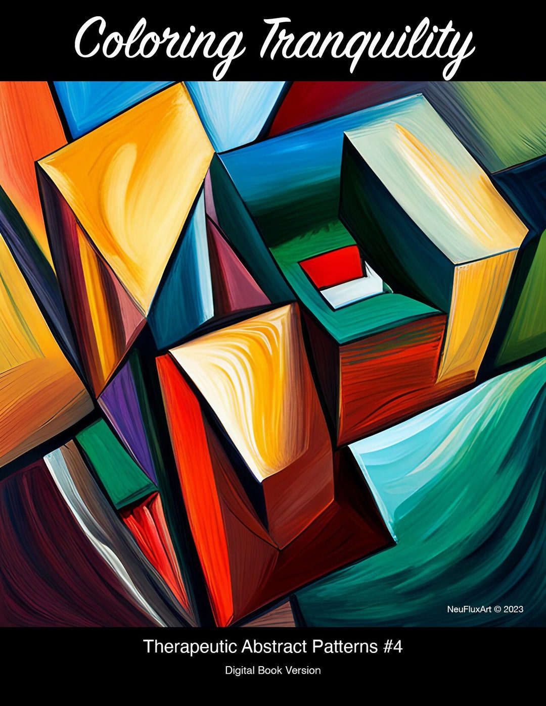 Coloring Tranquility: Therapeutic Abstract Patterns #4 - Etsy