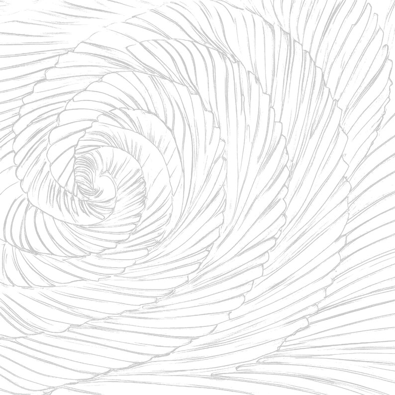 Coloring Tranquility: Therapeutic Abstract Patterns #5 - Etsy