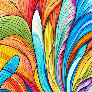 Coloring Tranquility: Therapeutic Abstract Patterns #5 - Etsy
